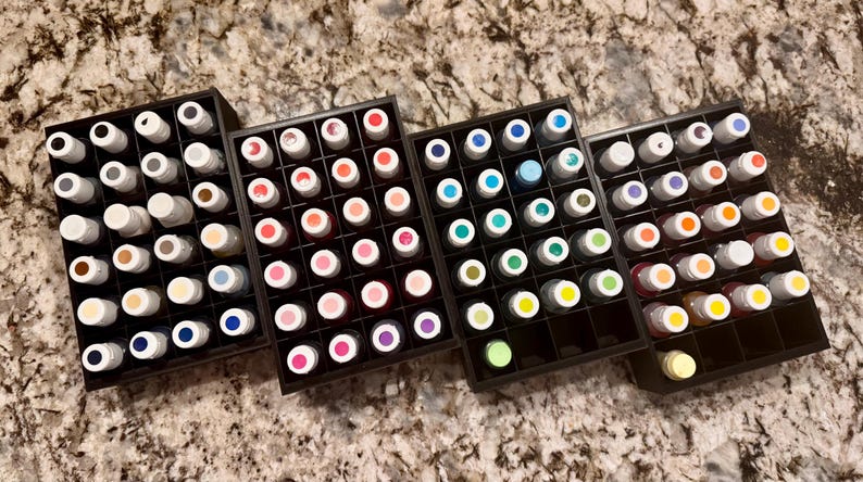 Food Coloring Organizer, Americolor Holder, Kitchen Organizer, Storage ...