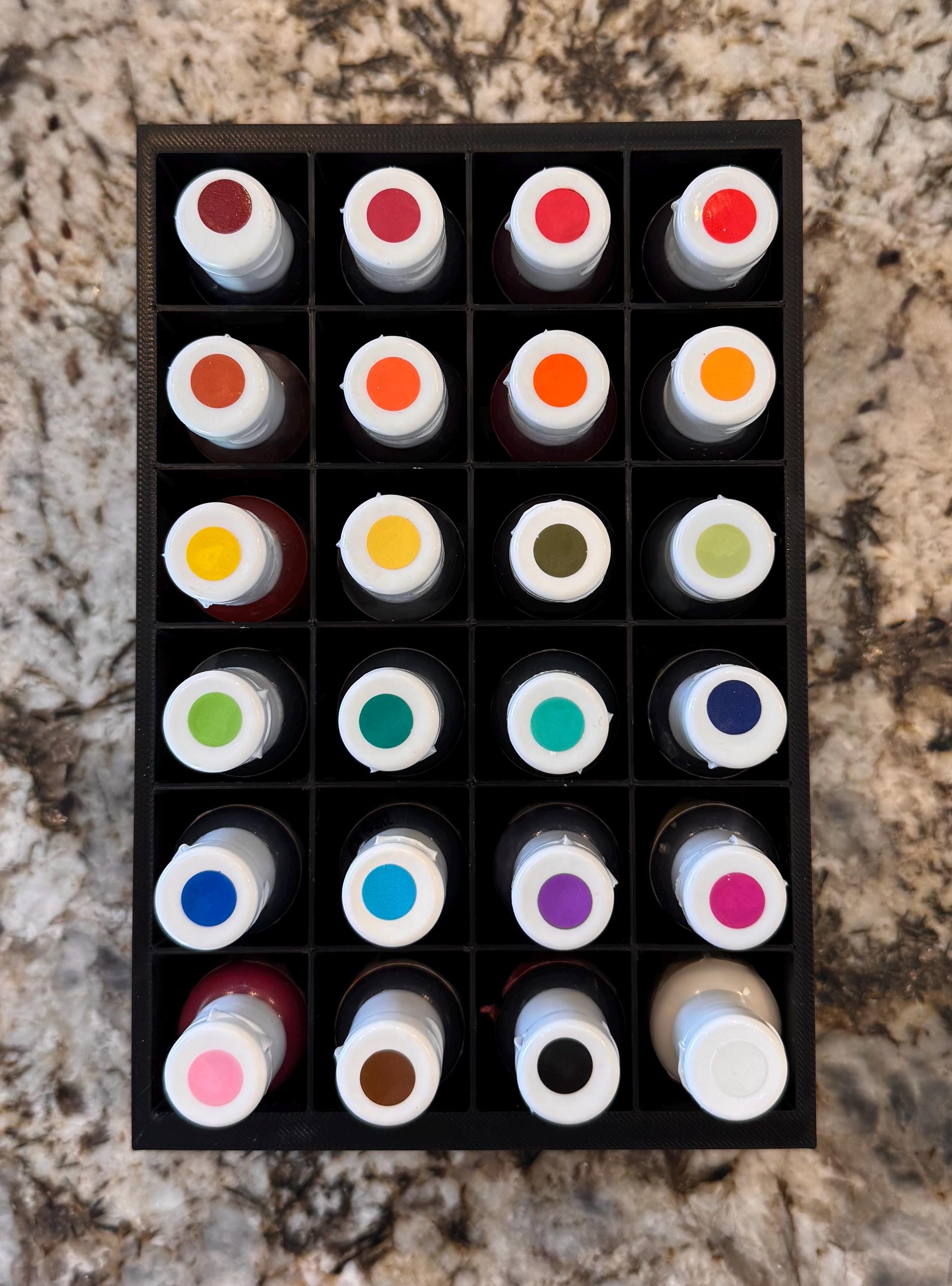 Food Coloring Organizer, Americolor Holder, Kitchen Organizer, Storage ...