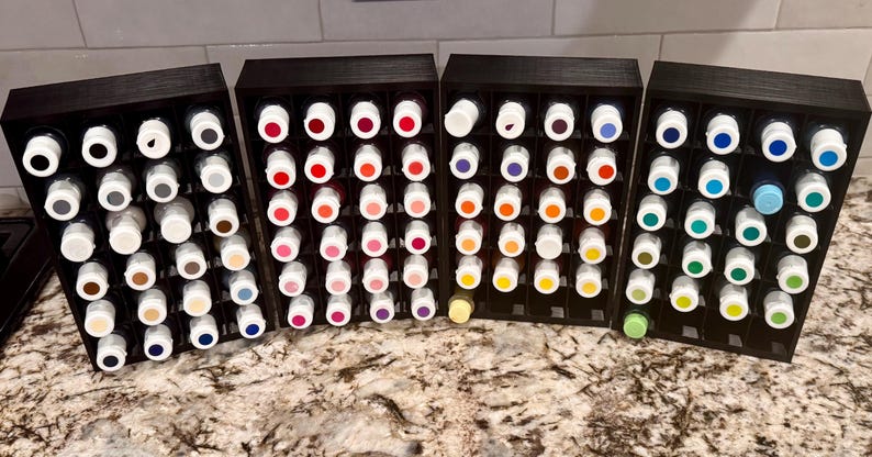 Food Coloring Organizer, Americolor Holder, Kitchen Organizer, Storage ...