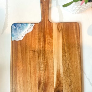 READY TO SHIP Resin Waves Charcuterie Board Cheese Board for Coastal ...