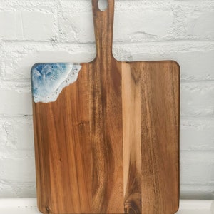 READY TO SHIP Resin Waves Charcuterie Board Cheese Board for Coastal ...
