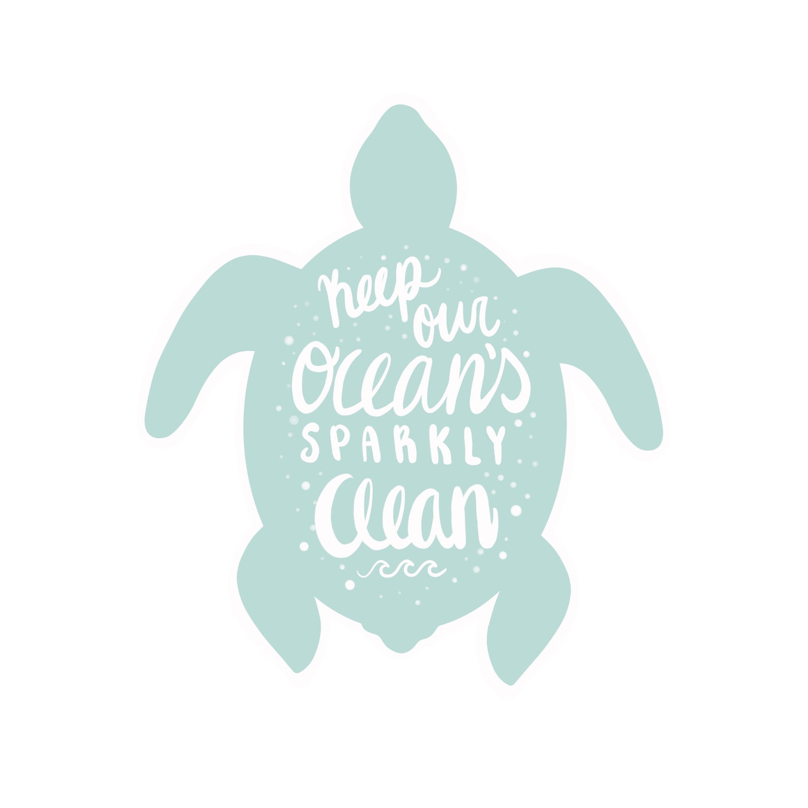 Keep Our Oceans Clean Sticker Free Shipping | Etsy
