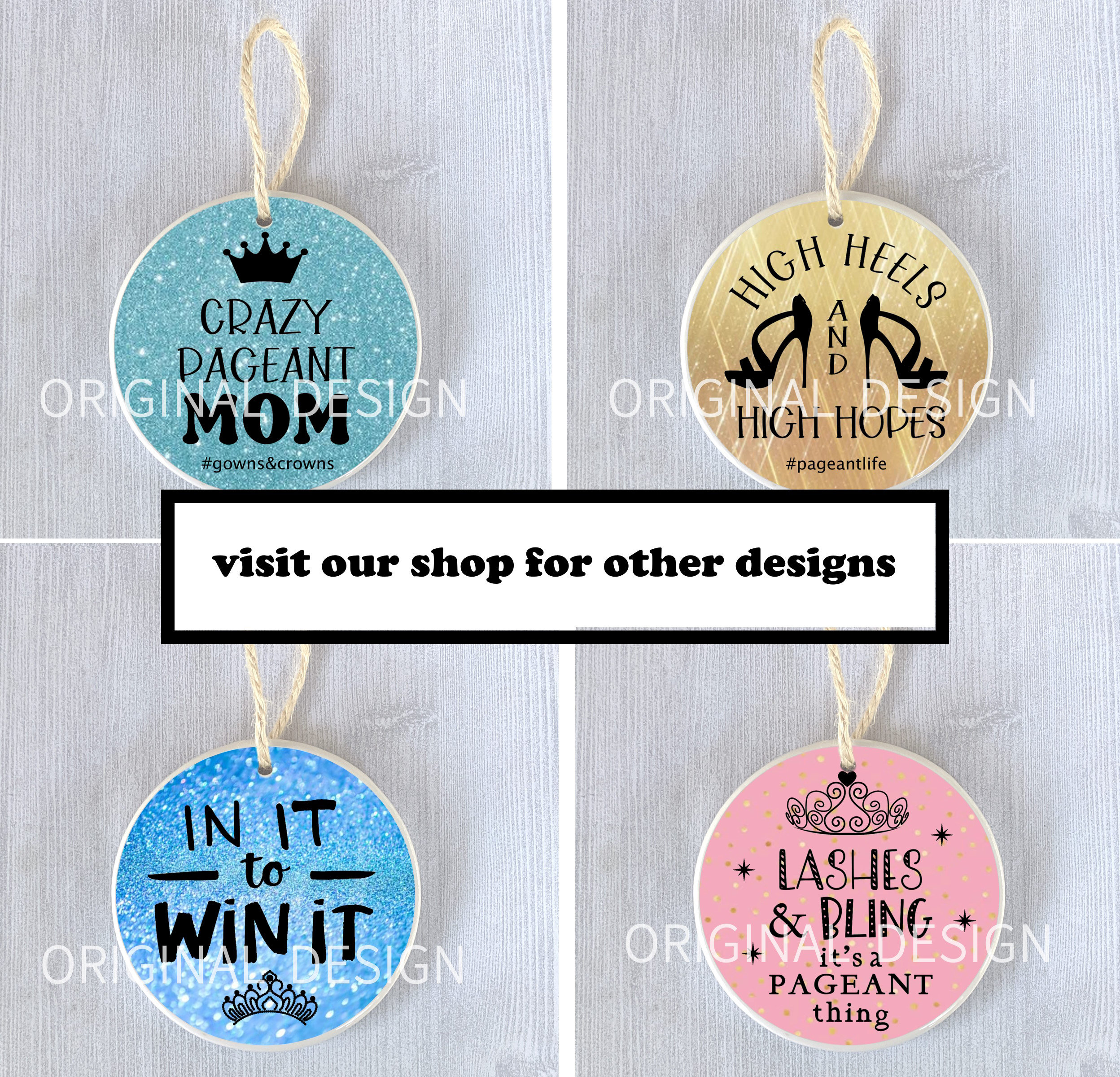 Pageant Ornament Pageant Mom Personalized Gift Beauty Queen Princess ...