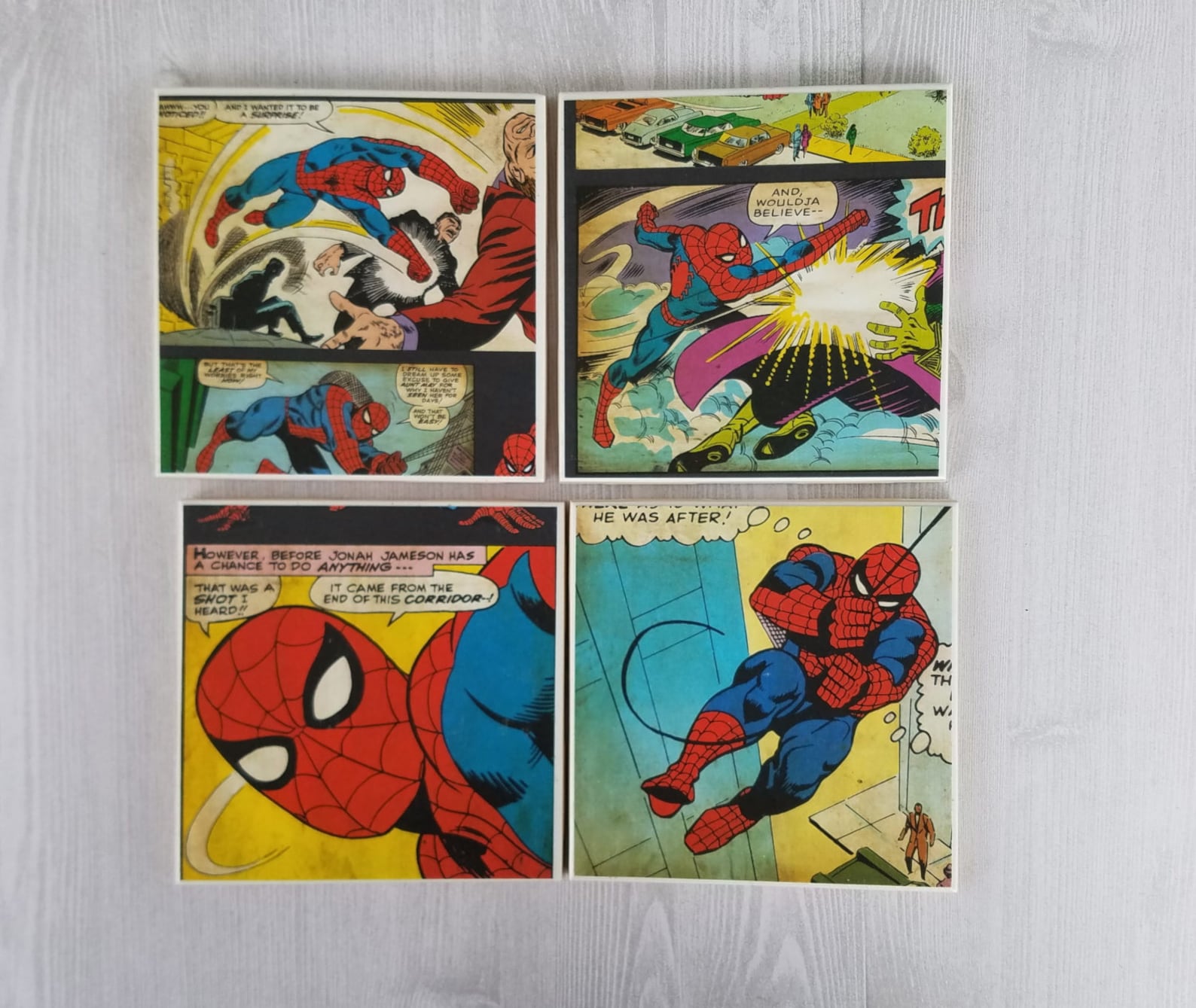 Comic Book Coasters Magnets Comic Book Tile Coasters Comic - Etsy