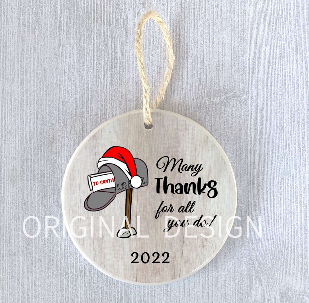 Ornament for Postal Worker Mailbox Mailman Mail Carrier Mail - Etsy