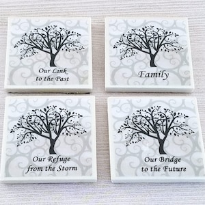 Family Gift Magnets Tile Magnets Kitchen Magnets Refrigerator Magnets ...