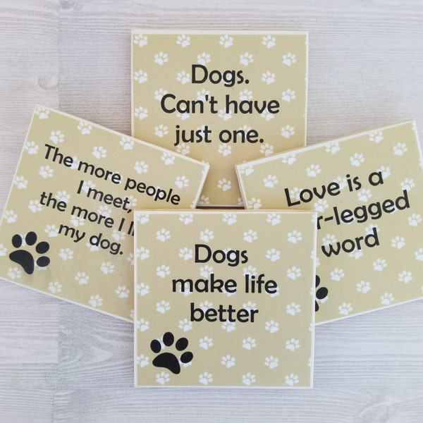 Dog Rescue Coasters - Etsy