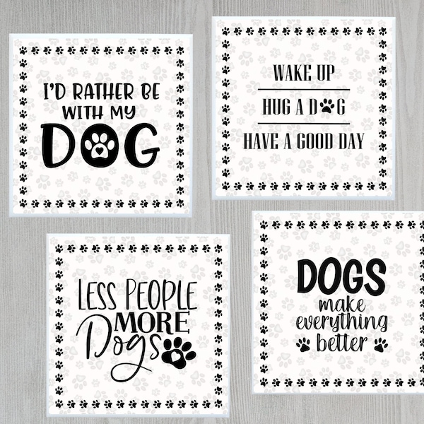 Dog Rescue Coasters - Etsy