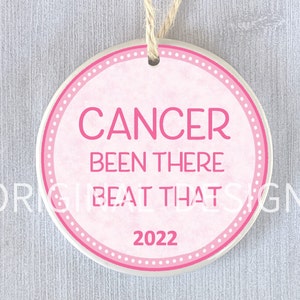Funny Ornament Cancer Survivor Celebration Beat Cancer Kick - Etsy