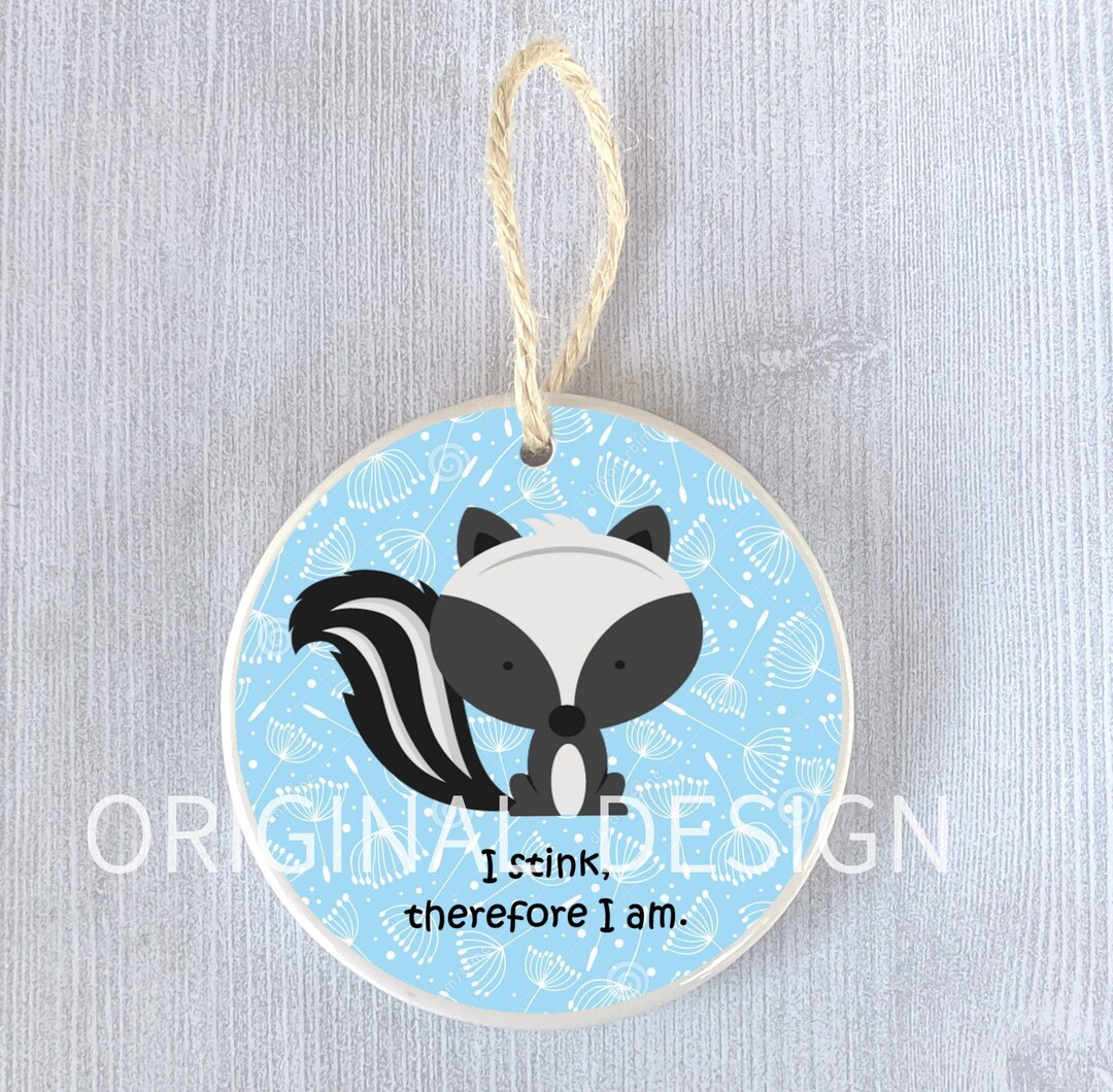 Funny Ornament Skunk Ornament Christmas Funny Gift Holiday Christmas ...