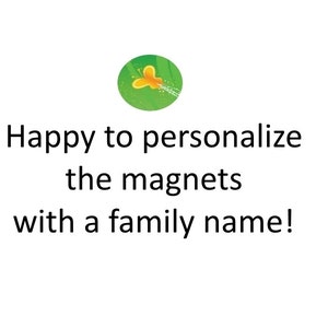 Family Gift Magnets Tile Magnets Kitchen Magnets Refrigerator Magnets ...