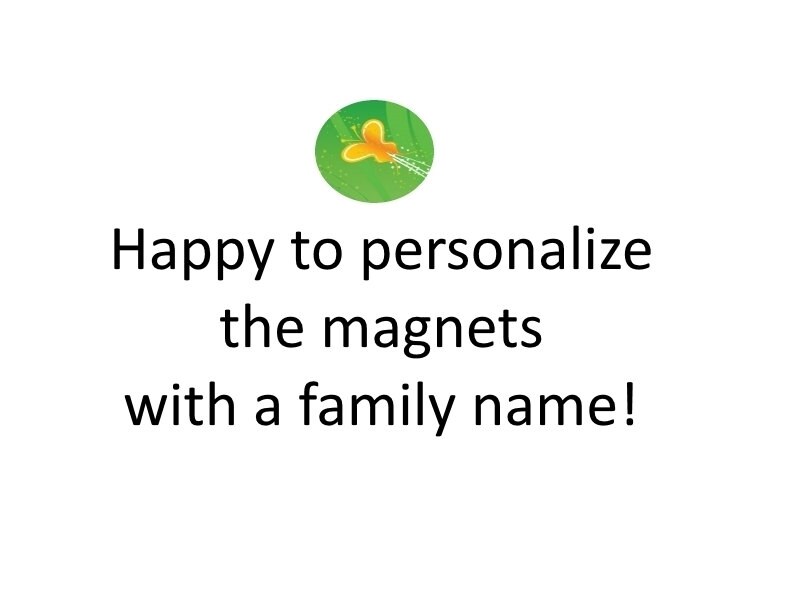 Family Gift Magnets Tile Magnets Kitchen Magnets Refrigerator Magnets ...