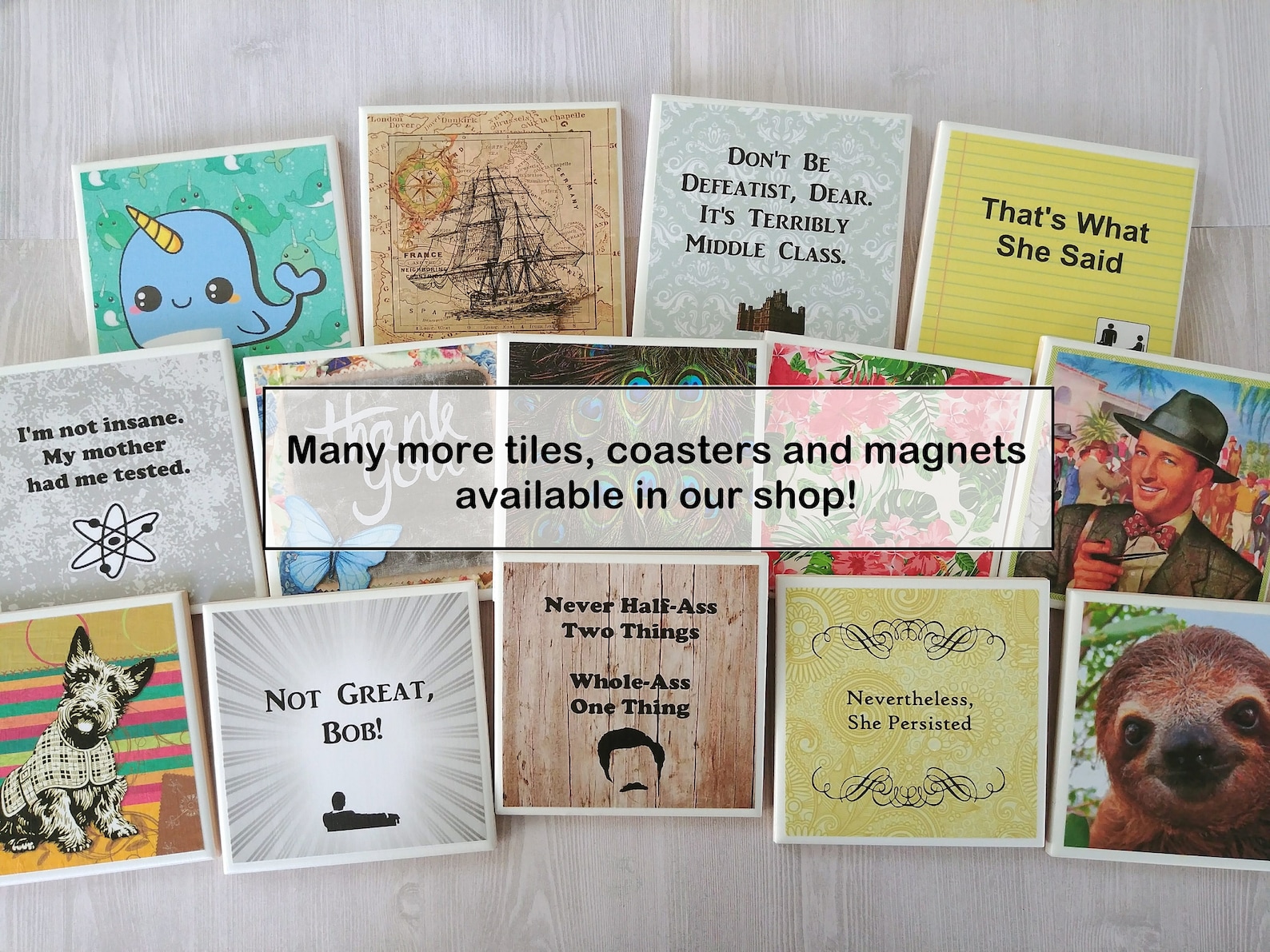 Mermaid Coasters Magnets Mermaid Scale Tile Coasters Mermaids Mermaid ...