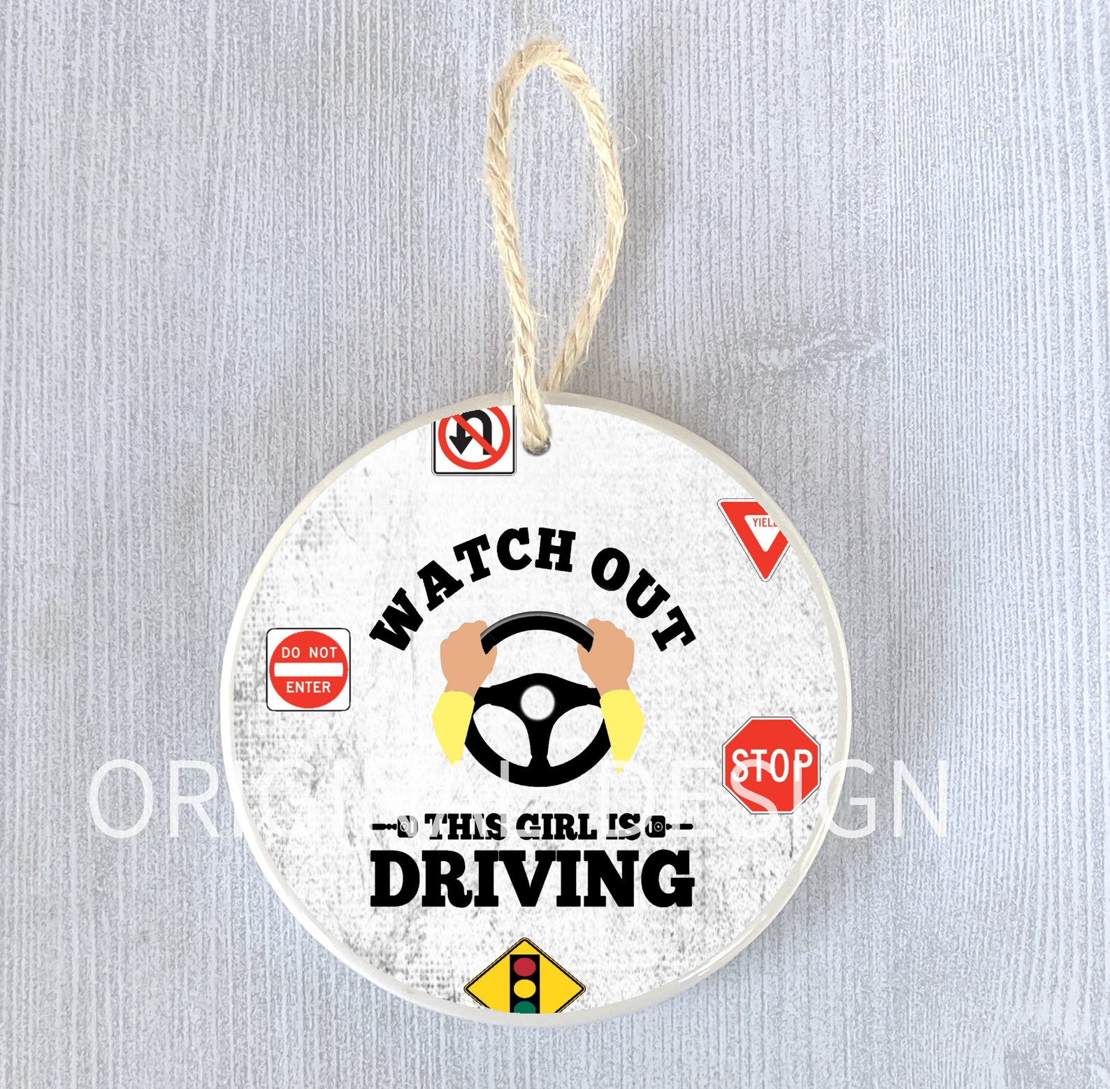 Funny Ornament New Driver This Girl is Driving Driver's License Funny ...