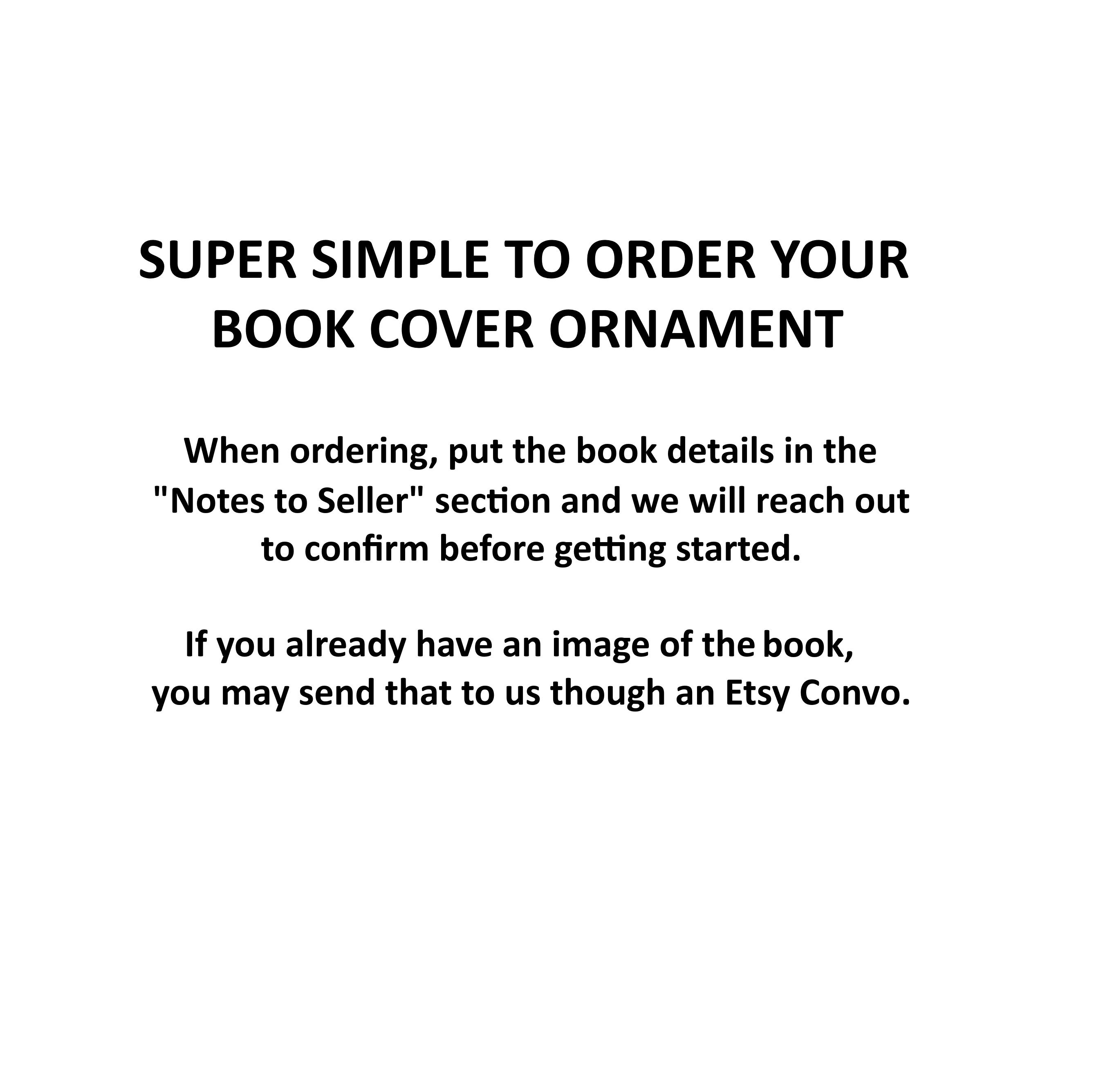 Book Cover Gift Ornament Favorite Customized Novels Literature Famous ...