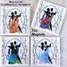 Ballroom Dance Coasters Magnets Dancing Couple Tile Coasters Ballroom ...