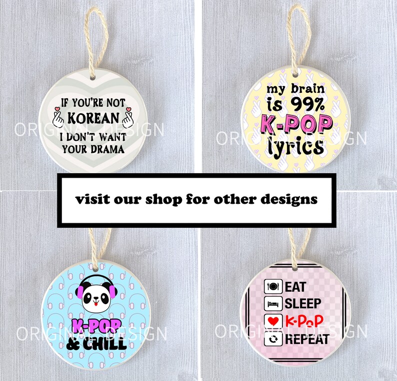 Funny K-drama Fan Ornament If You're Not Korean I Don't Want Your Drama ...