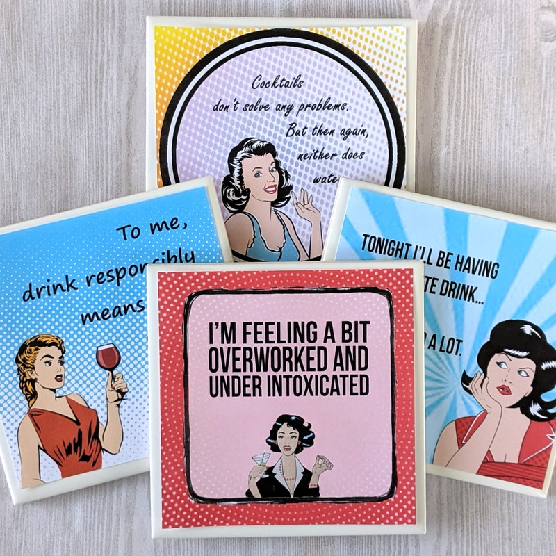 Funny Coasters - Etsy