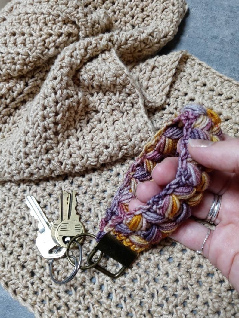 Keychain Crochet Pattern / Wristlet Keychain Pattern - Etsy