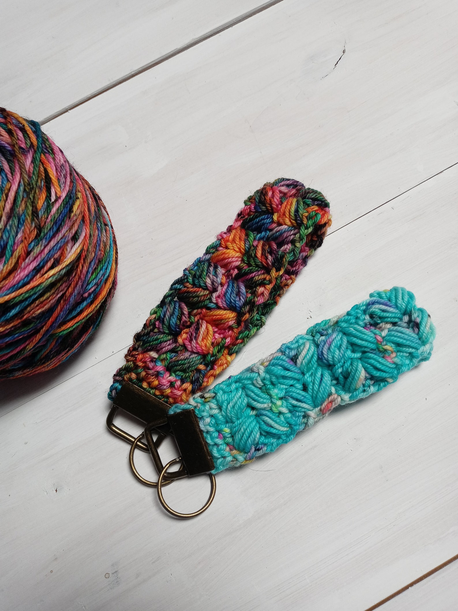 Keychain Crochet Pattern / Wristlet Keychain Pattern - Etsy