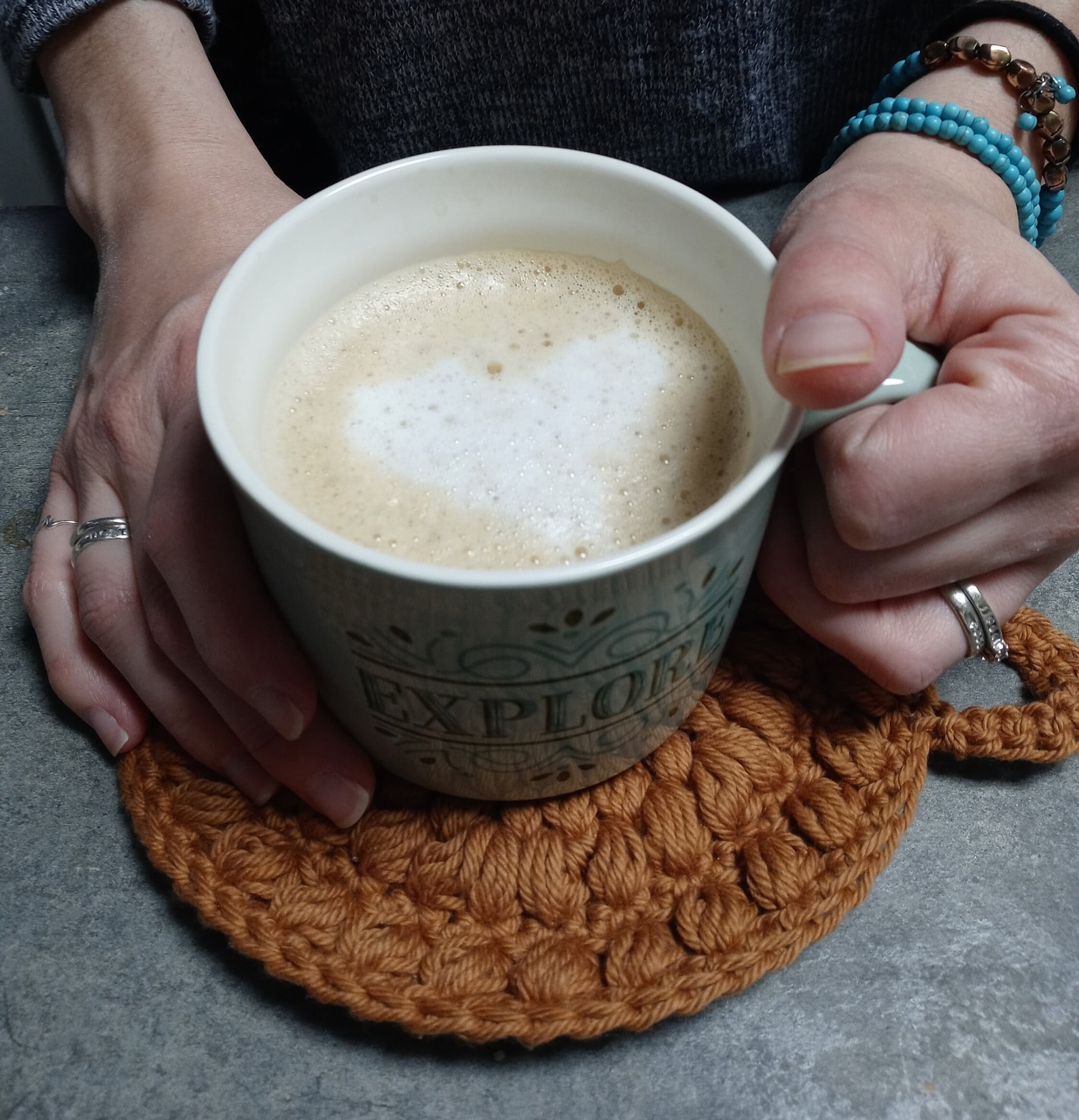 Northern Trivet Crochet Pattern / Crochet Trivet Pattern / Pot Holder ...