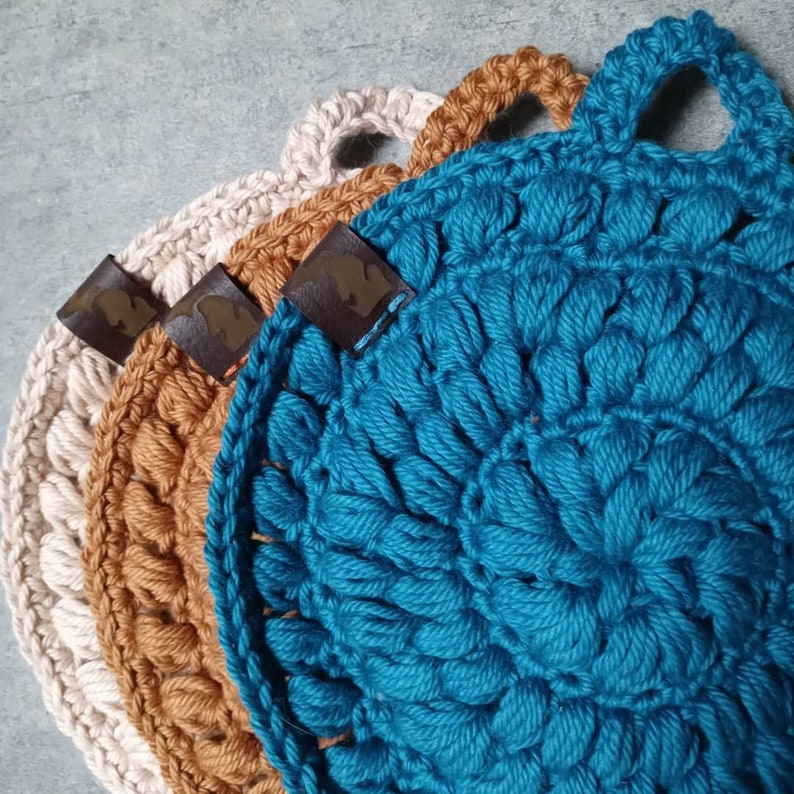 Northern Trivet Crochet Pattern / Crochet Trivet Pattern / Pot Holder ...