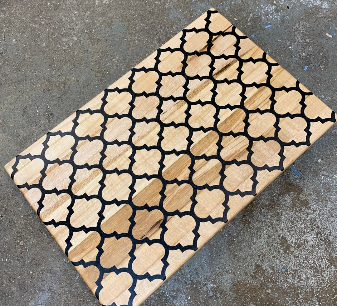 Maple Arabesque Cutting Board - Etsy