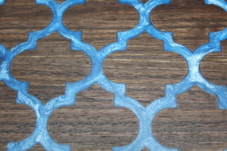 Black Walnut Arabesque Cutting Board - Etsy