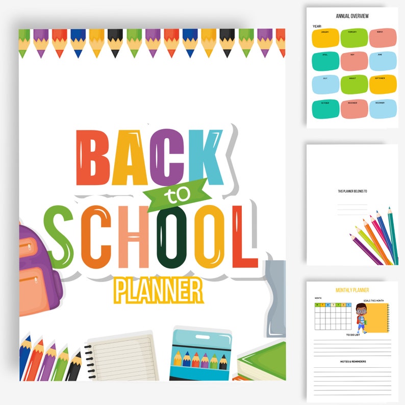Back to School Planner Parent Planner Printable School Checklist School ...