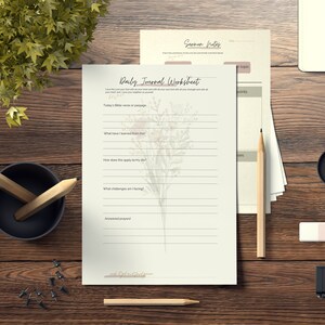 Bible Study Journal Printable | Cultivate a Deeper Connection Through ...