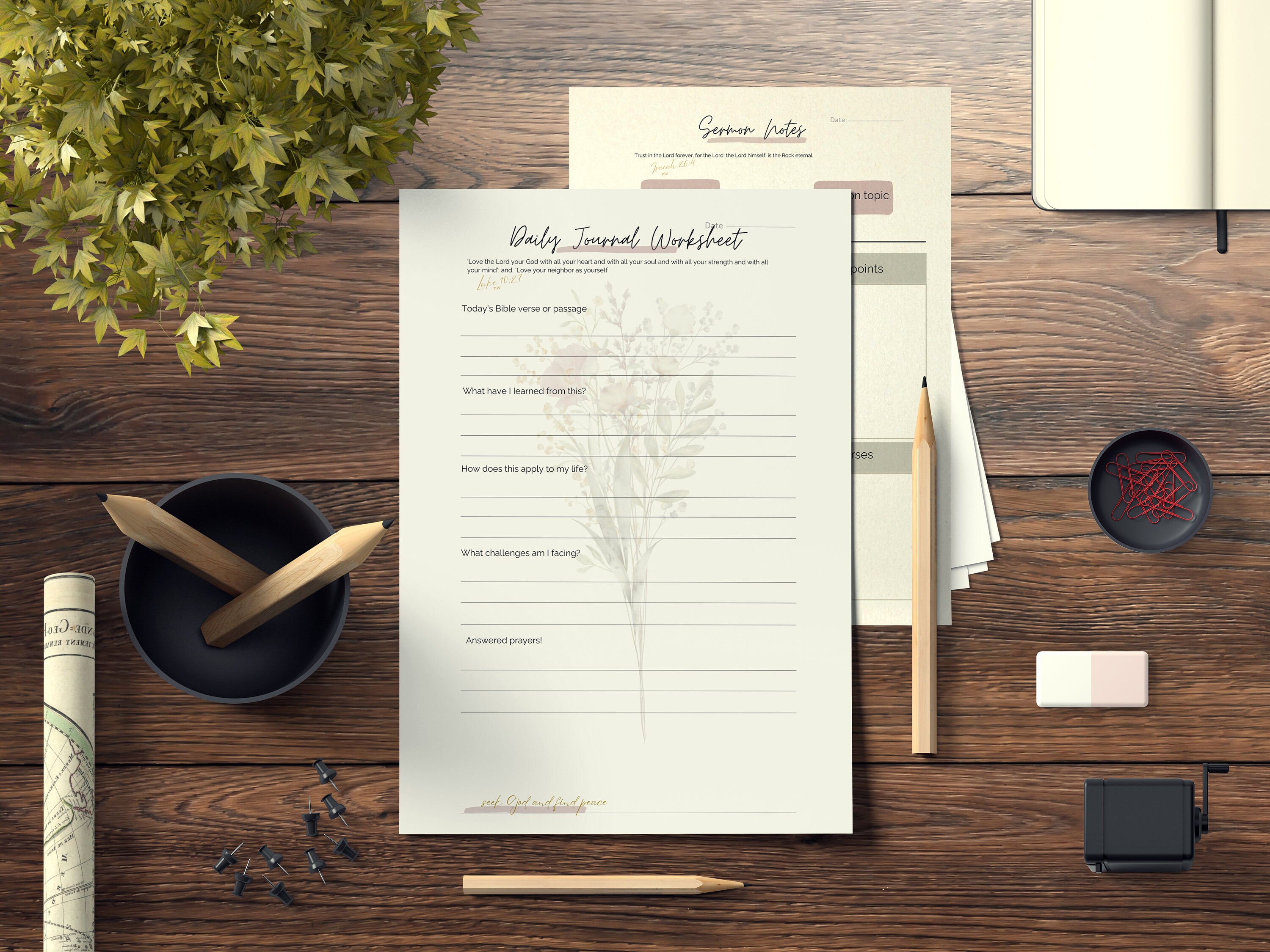 Bible Study Journal Printable | Cultivate a Deeper Connection Through ...