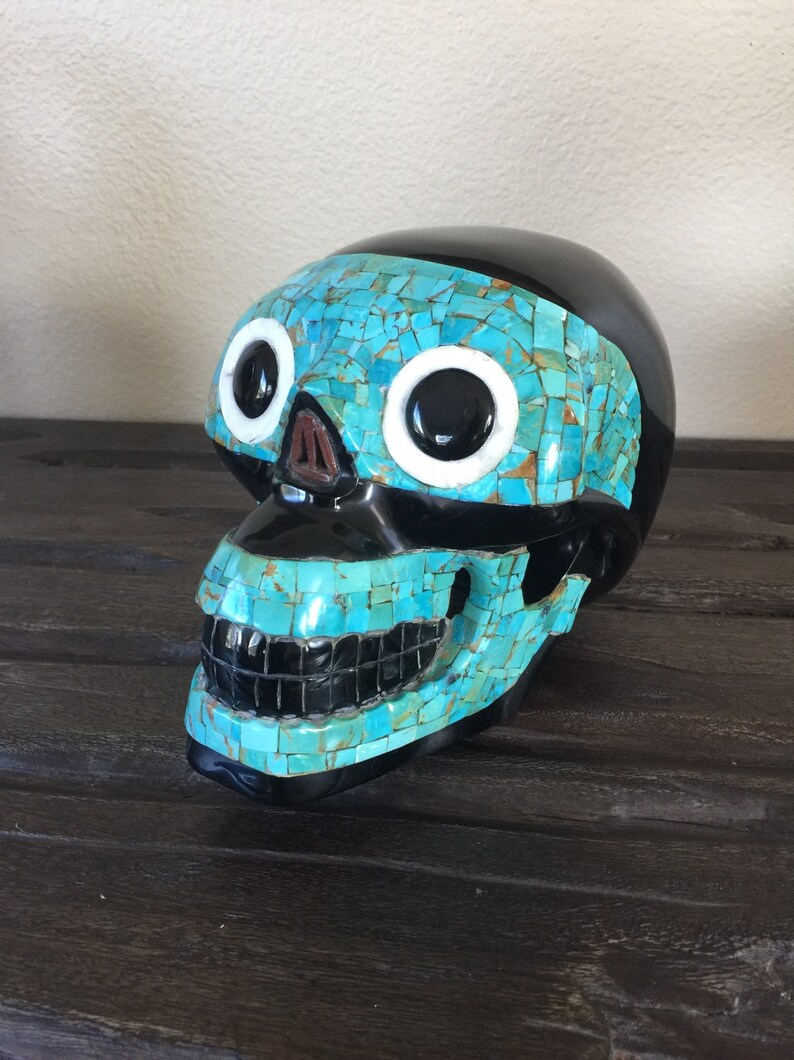 Obsidian Skull Masterpiece - Etsy