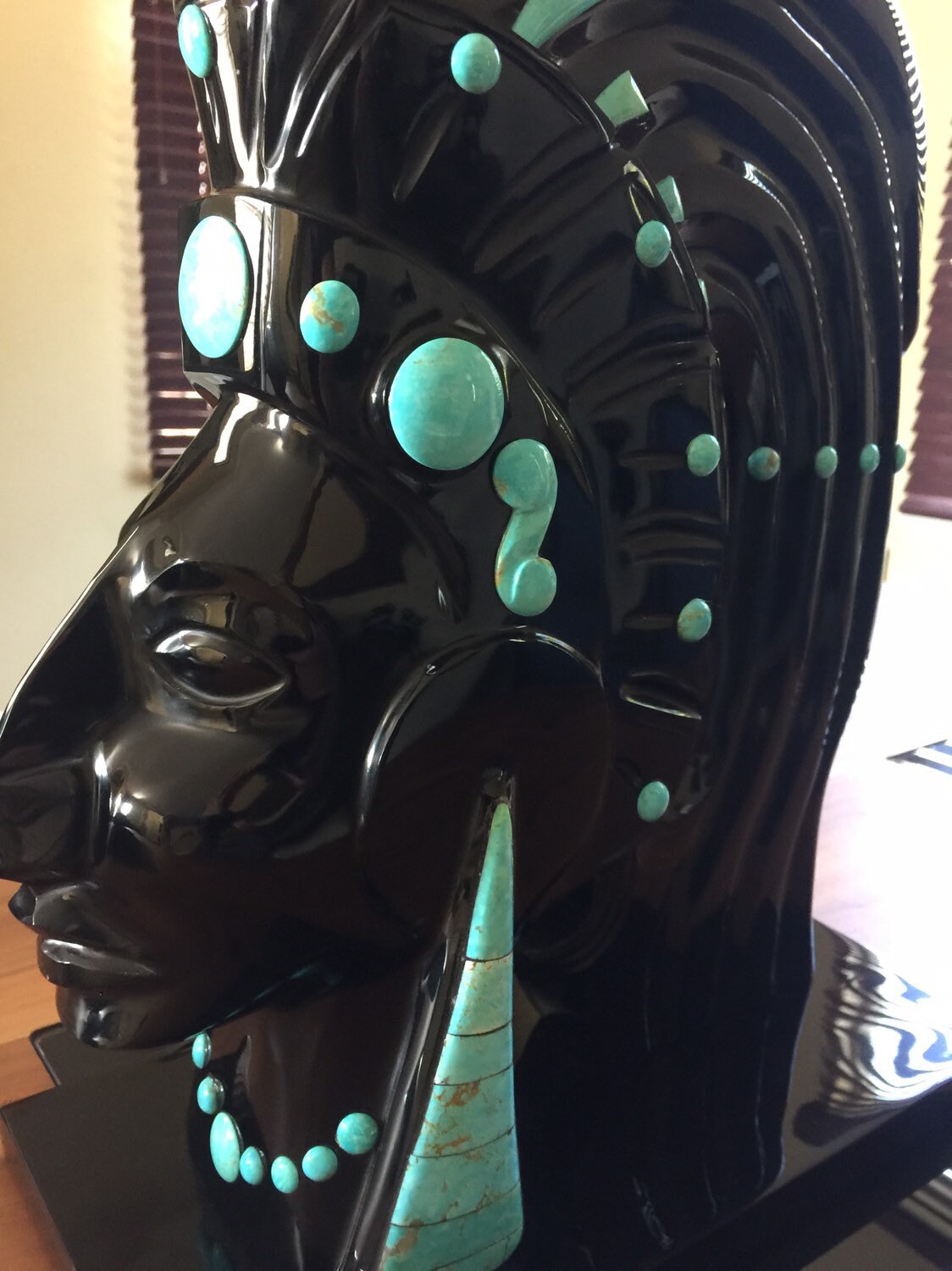 Mayan Obsidian Sculpture - Etsy