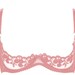 Pink Lace Bra, Mesh Open Cup Bralette, Handmane Lingerie, Lingerie for ...