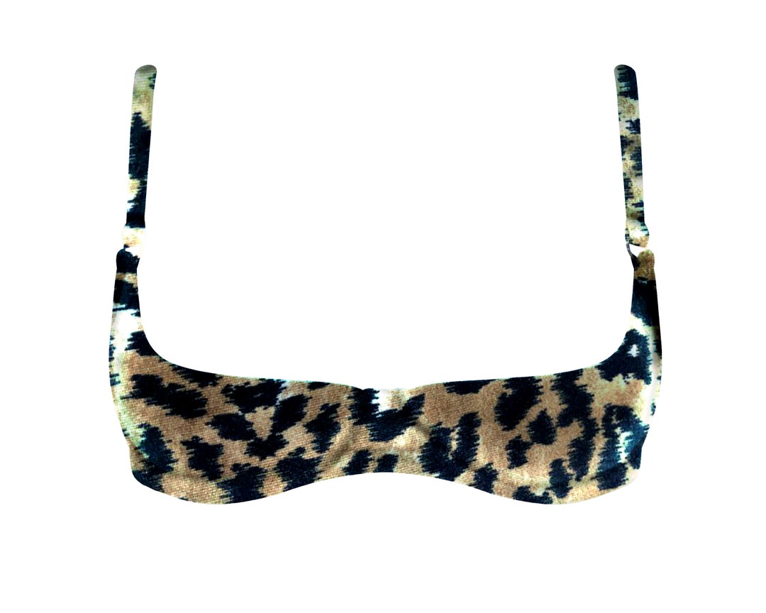 Leopard Velvet Bra, Shelf Bra Open, Leopard Print Bra, Sexy Bra Set ...