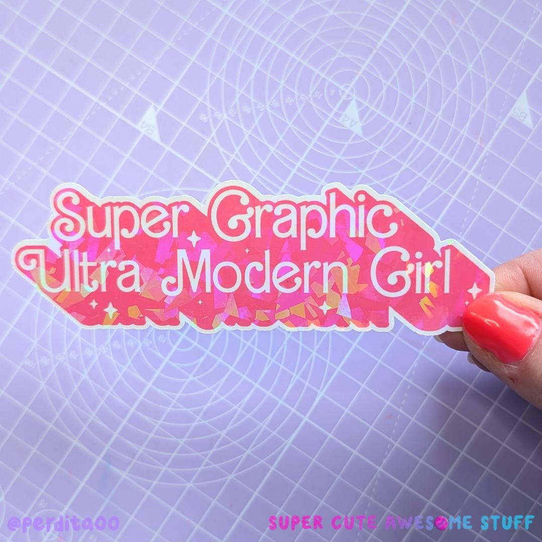 Modern Girl Sticker, Pop Music Stickers, Laptop Stickers, Music Gifts ...