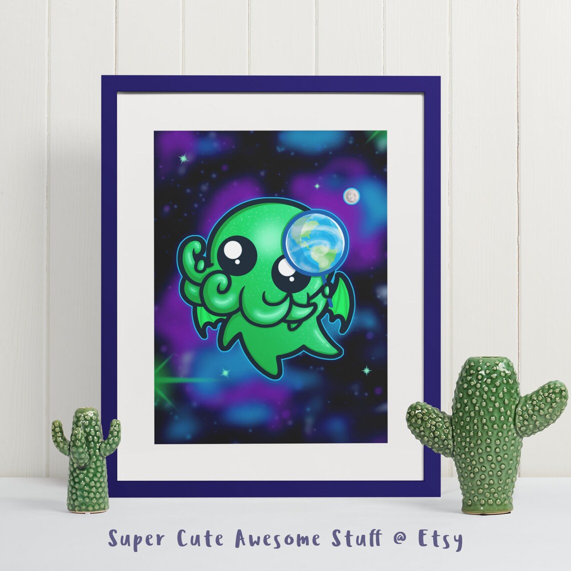 A4 Cutethulhu Print Super Cute Cthulhu Print Cute Space - Etsy