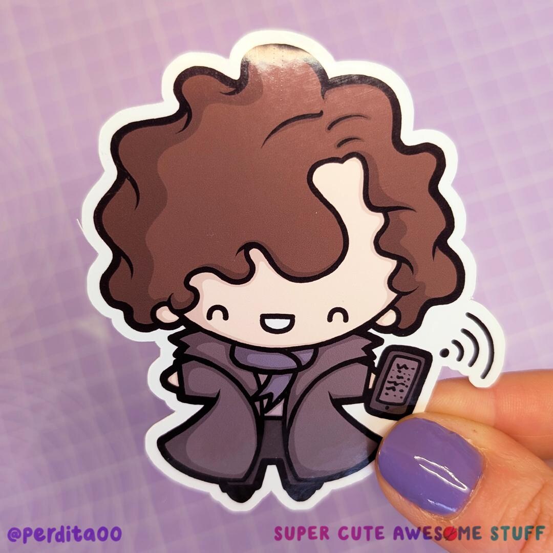Cute Detective Sticker, 221B Sticker, Book Lover Sticker, Booktok ...