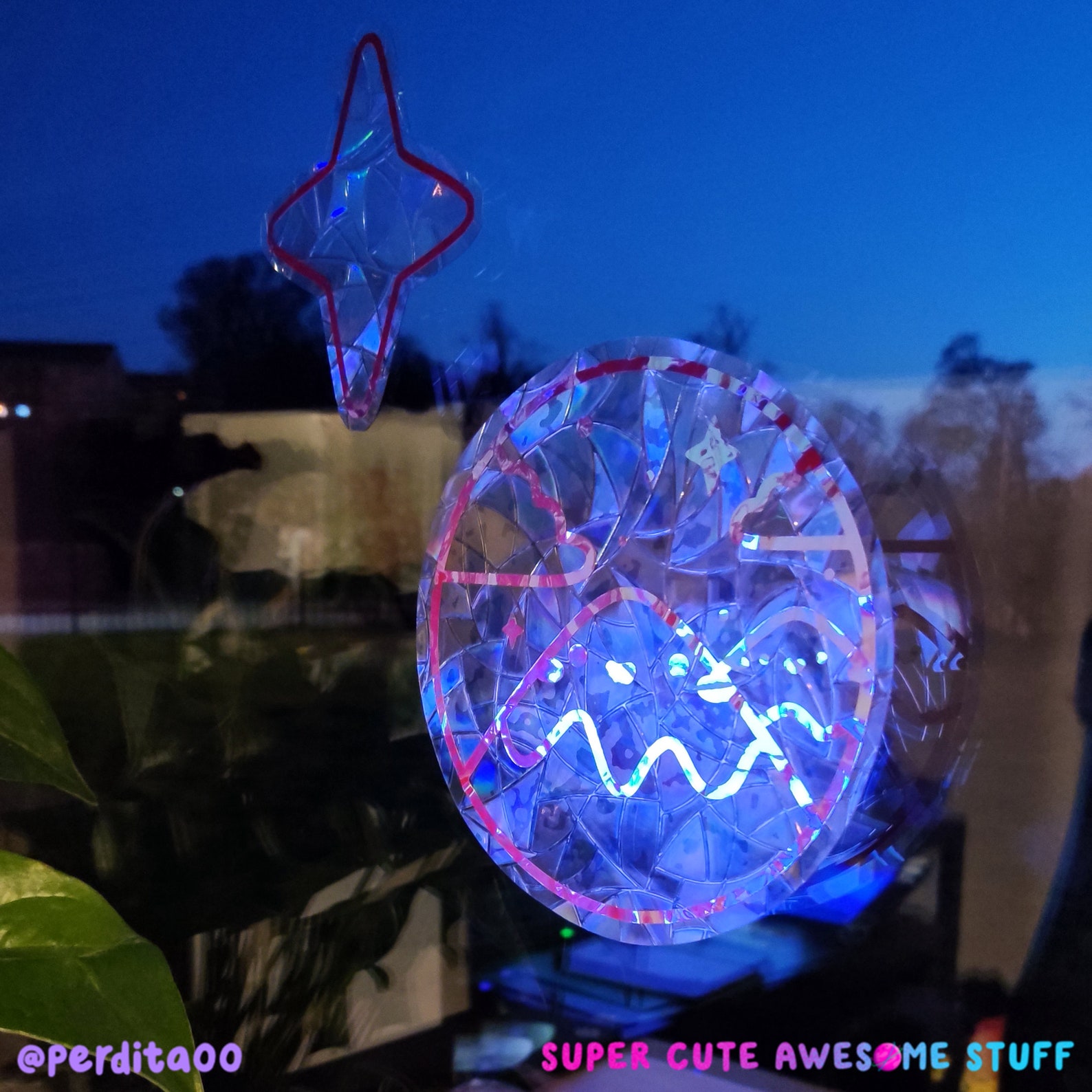 Space Suncatcher, Suncatcher Sticker, Suncatcher Decal, Window Stickers ...