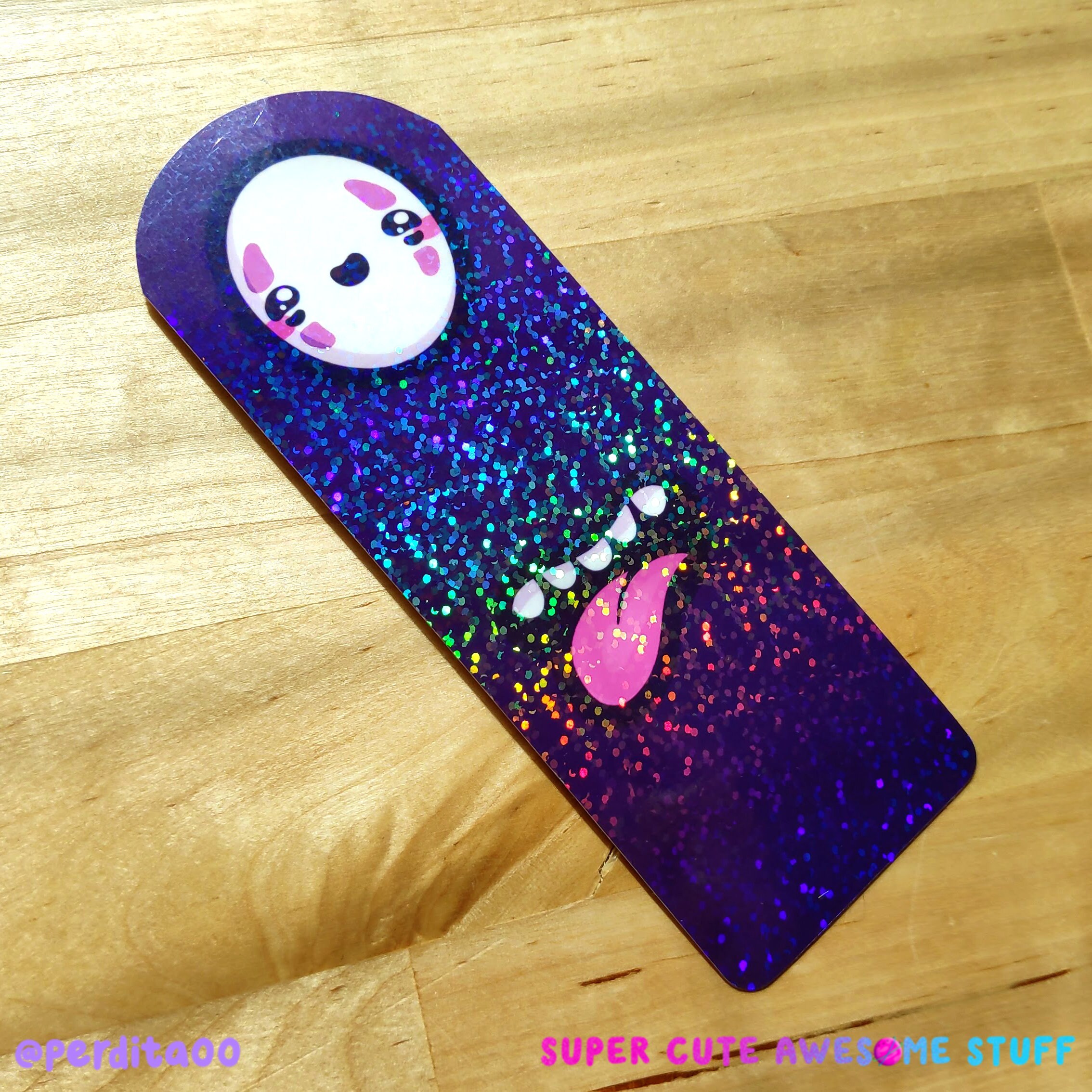 No Face Bookmark Cute Bookmark Fantasy Bookmark Magic - Etsy