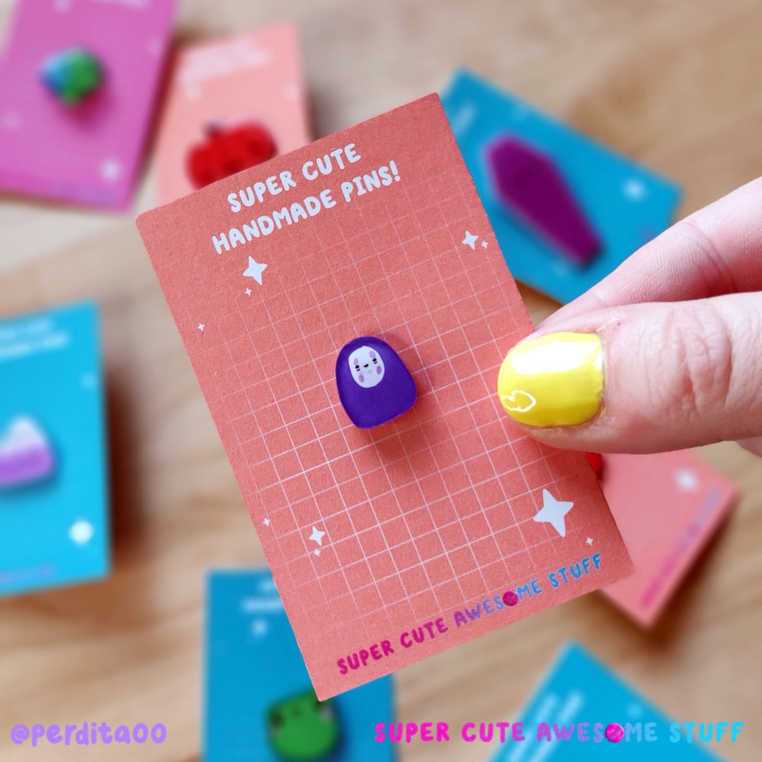 Spirit Pin Mini Pin Handmade Pins Anime Pin Halloween - Etsy