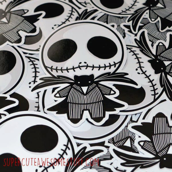 Jack the Skeleton Stickers - Etsy