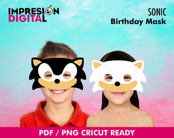 Sonic Mask Template - Etsy Australia