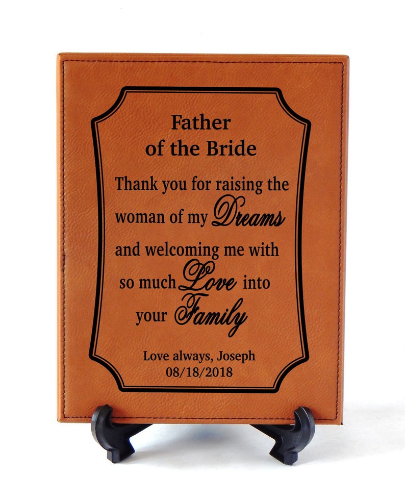 Father of the Bride Gift From Groom Personalized Wedding - Etsy