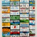 LICENSE PLATE Book Cover. Fabric Softcover Journal Cover. Planner Cover ...