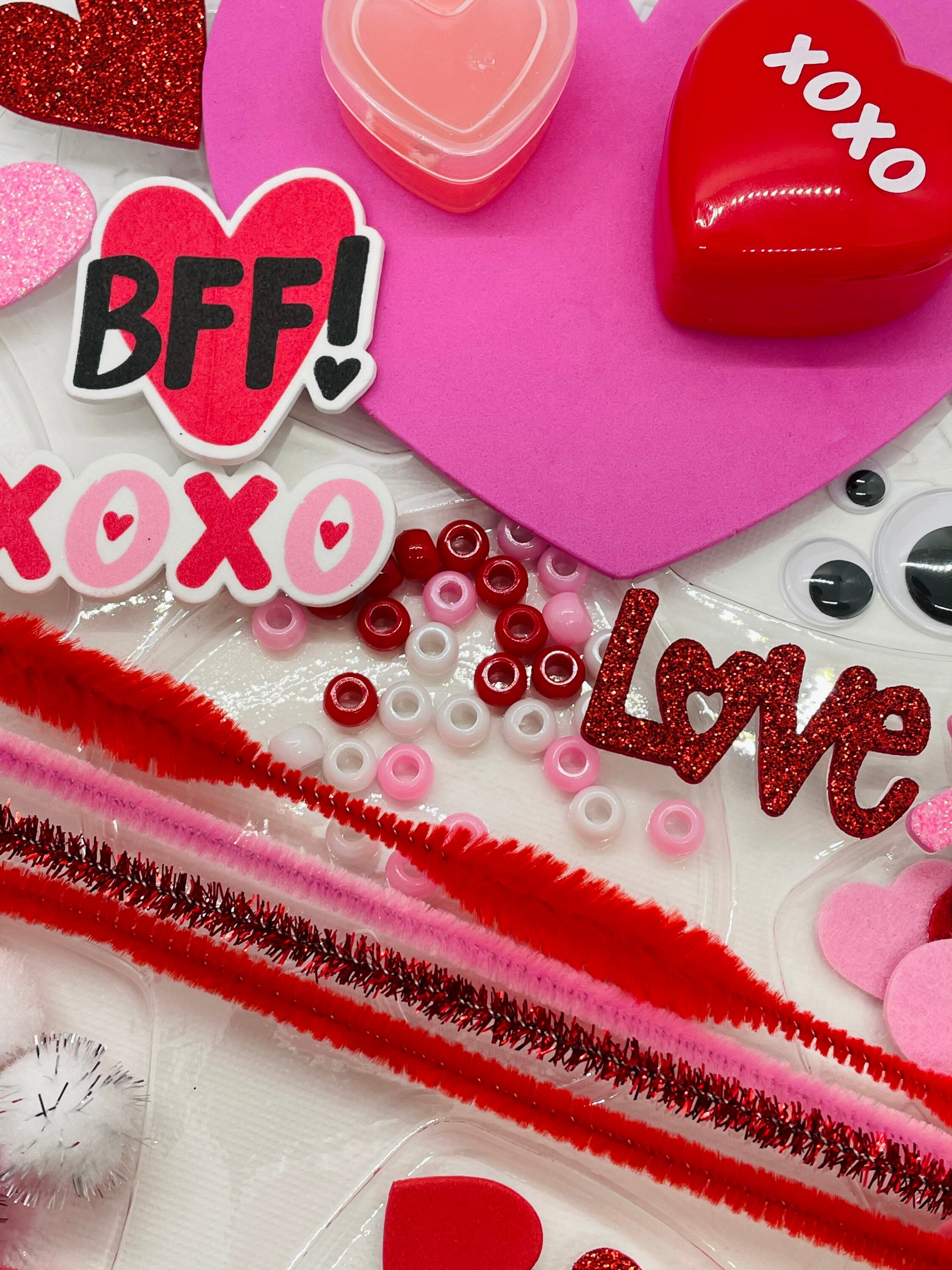 Valentine Craft Kit. Love Craft Kit. Children's Craft Kit. | Etsy