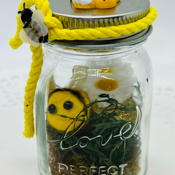 Bee Mason Jar - Etsy