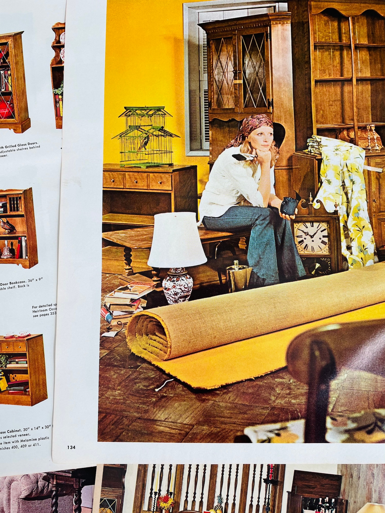VINTAGE Ethan Allen Treasury Book Pages. Home Interior Ephemera. Junk ...