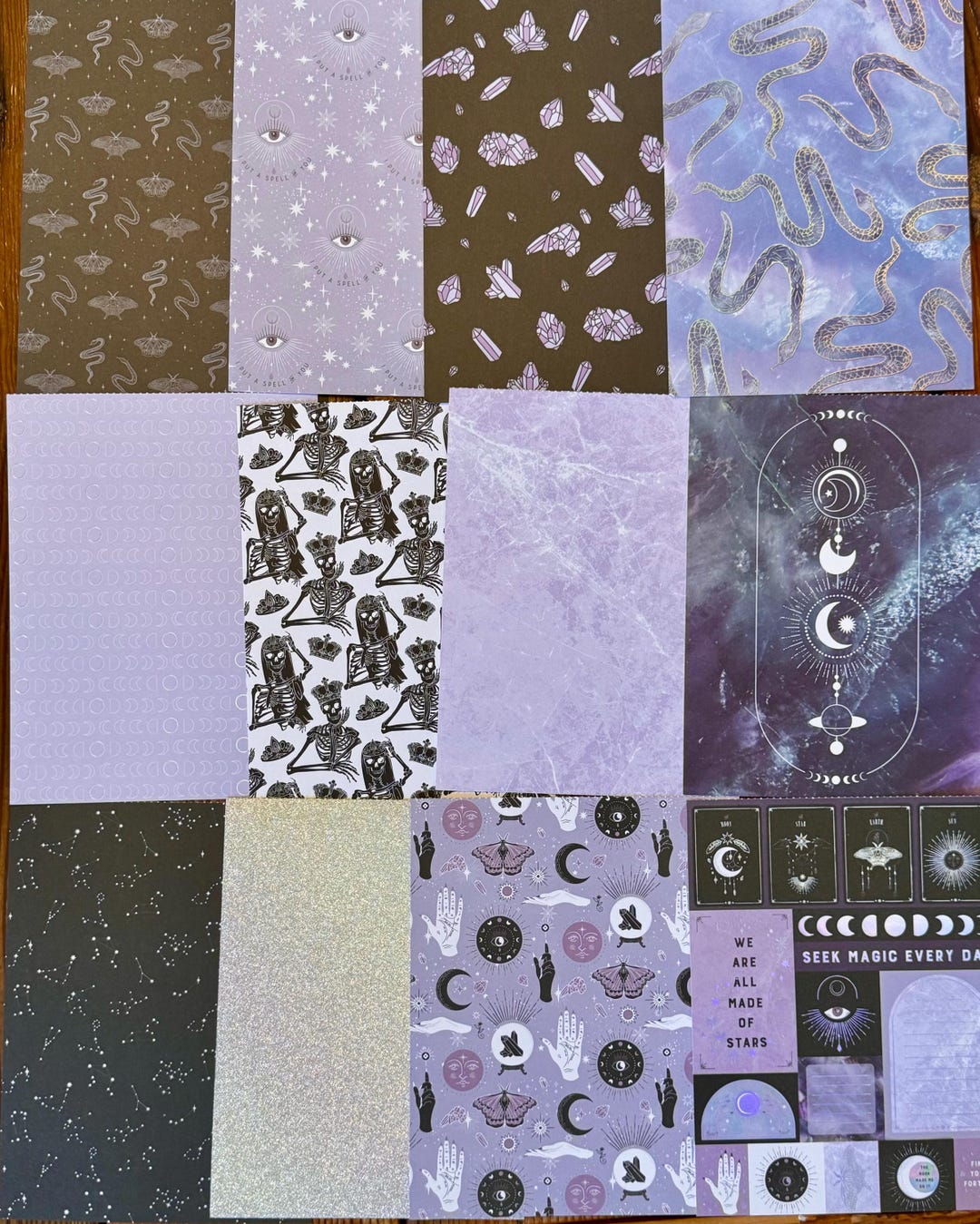 Celestial Cardstock Paper. Galaxy Paper Supplies. Astronomy. Palmistry ...