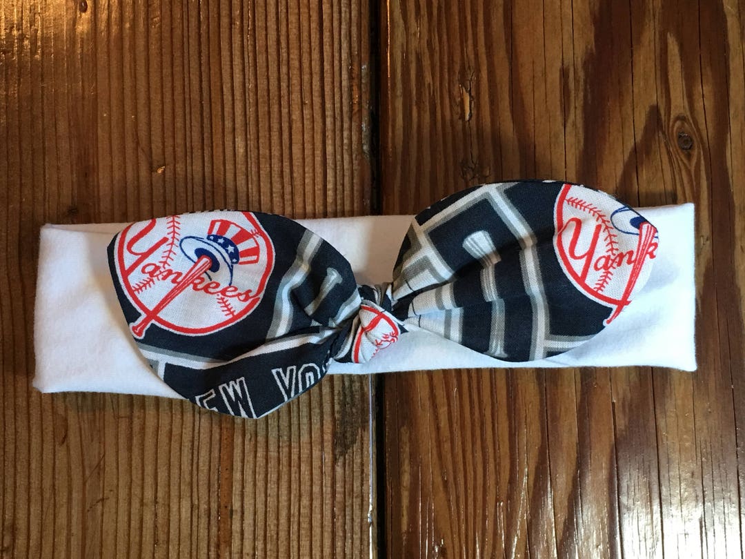 Baseball Stretch Athletic Cheer Headband. Baby Headband. Baby Bow. MLB ...